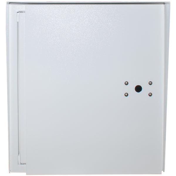 Single Tenant Commercial Collection Box, Rear Access, Aluminum, White ...