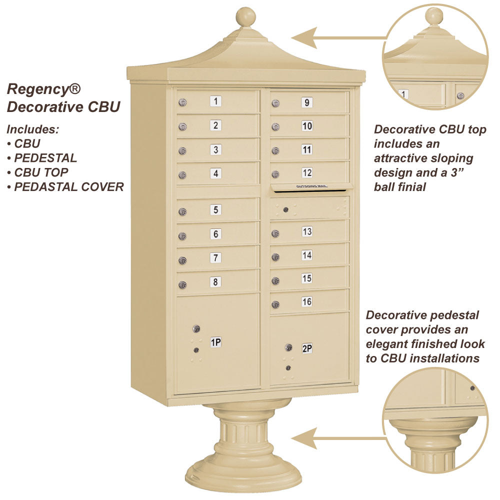 Regency Package 16 Unit – Jayco Mailboxes
